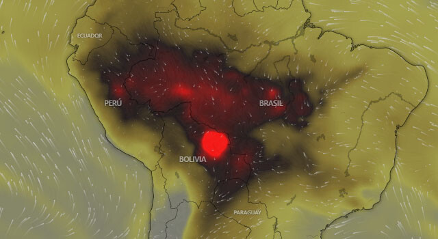 Incendios en Bolivia